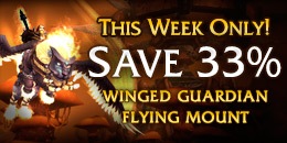 33% Off Winged Guardian Mount—This Week Only